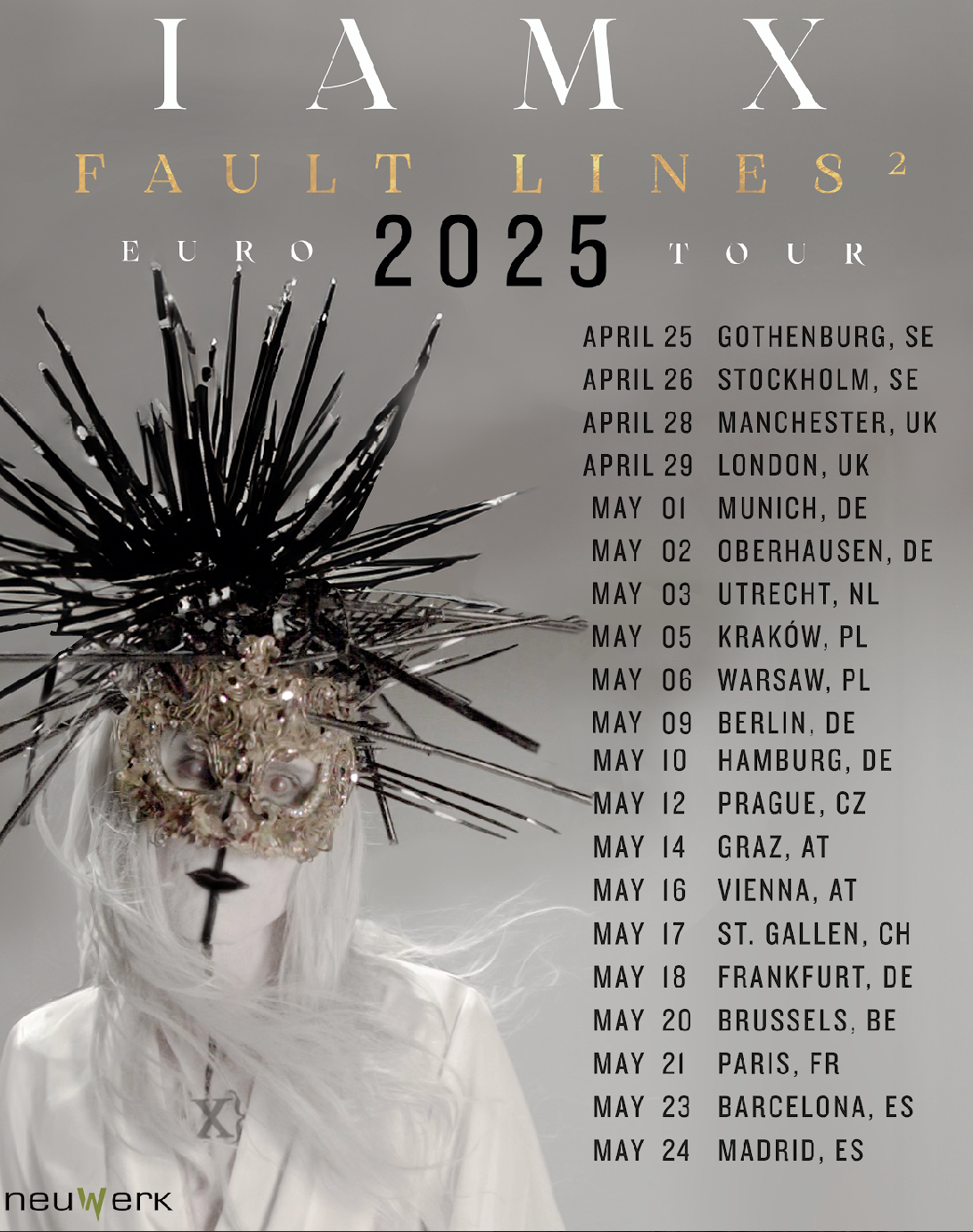 IAMX - Fault Lines Tour mit Wien-Gig!
